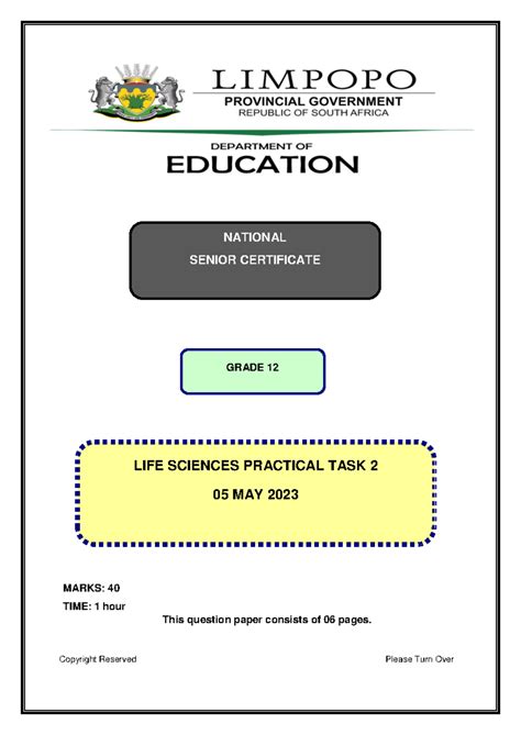 Image result for Life Science Practical Grade 12