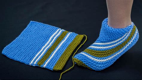Image result for Knitting Slippers Tutorial