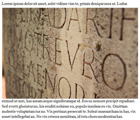 Image result for Wrap Text around Image HTML