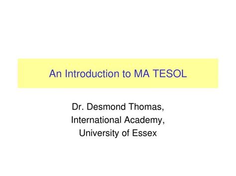 Image result for MA TESOL Programs