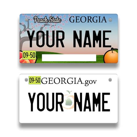 Image result for Georgia State License Plate