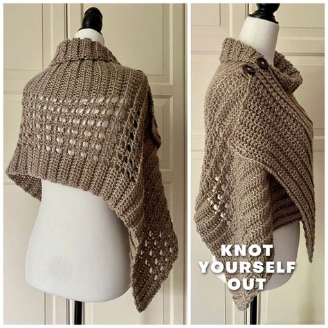 Image result for One-Button Crochet Wrap Pattern