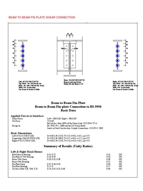 Image result for Fin Plate Connection