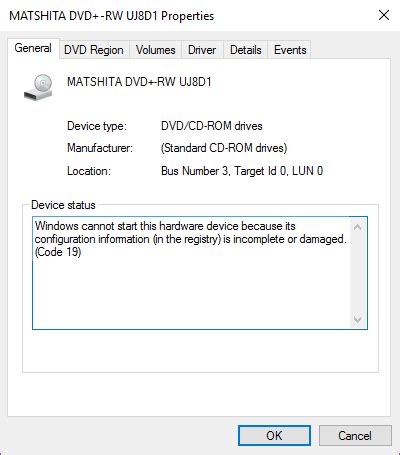 Image result for Code 19 Error Keyboard