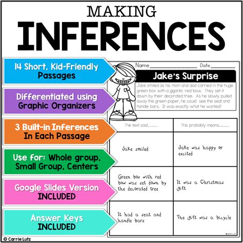 Image result for Making Inferences Grade 1 Worksheet