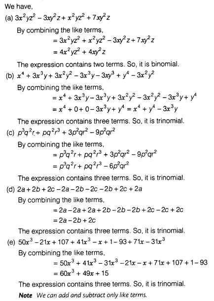 Image result for Algebraic Expression of Class 7