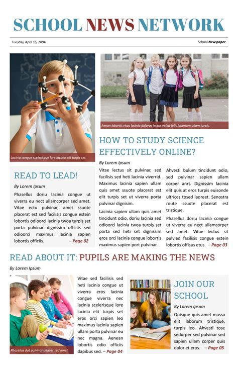 Image result for School Article Example