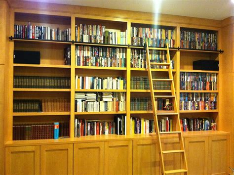 Image result for Kitchen Cabinets with Library Ladder