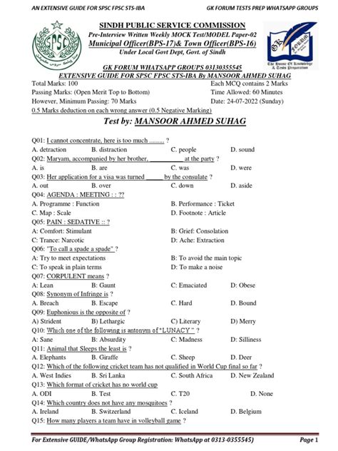 Image result for Mock Test Example