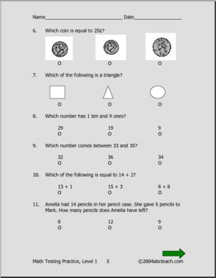 Image result for Level 1 Maths Practice Questions