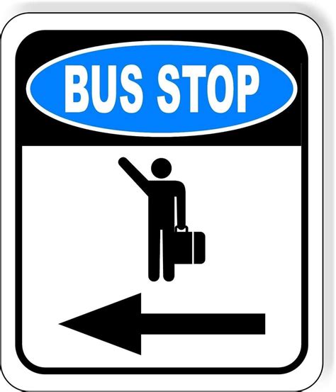Image result for Bus Stop Sign