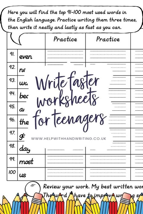 Image result for Speed Writing Practice Sheets
