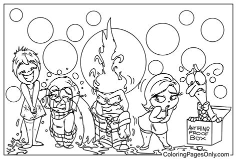 Image result for Inside Out 2 Coloring Sheets