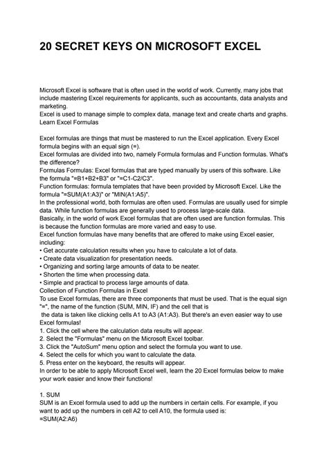 Image result for Excel-Formula Tutorial 2022