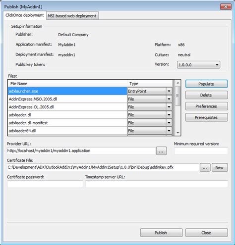 Image result for Visual Studio Outlook Add-In