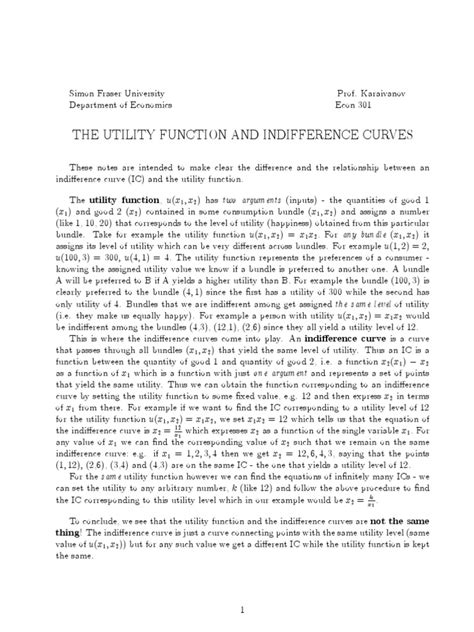 Image result for Utility Function Graph