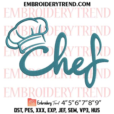 Image result for Chef Embroidery