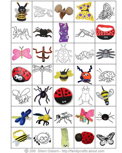 Image result for Printable Insects