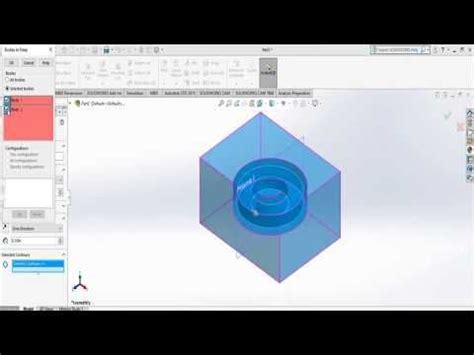 Image result for SolidWorks Revolve Cut for Beginners