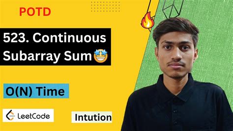 Image result for Continuous Subarray