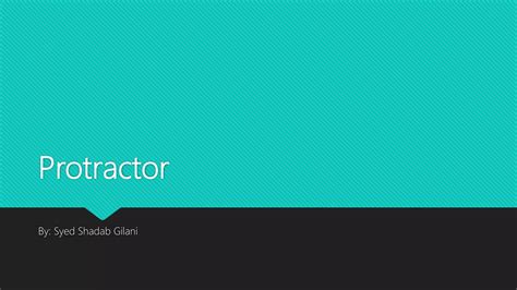 Image result for Example of Protractor