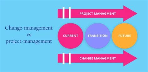 Image result for Change Management vs Project Management