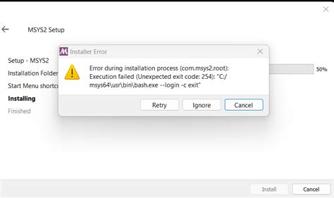 Image result for Error Msys2 Database