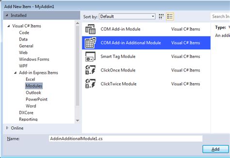 Image result for Visual Studio Outlook Add-In
