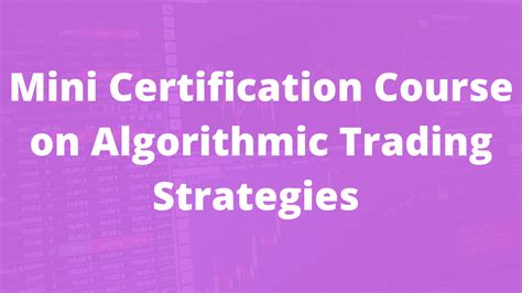 Image result for Algorithmic Trading Certificate