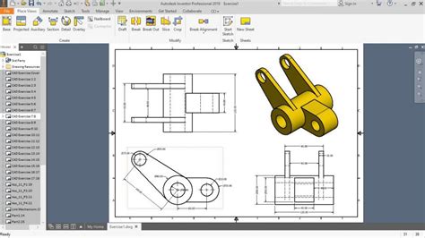 Image result for Autodesk Inventor Exercise