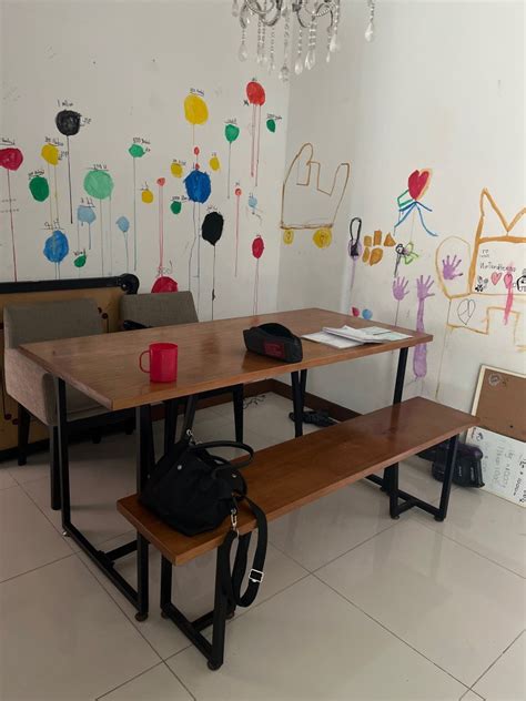 Image result for Long Table Bench