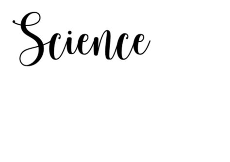Image result for Science Lettering