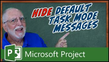 Image result for Task Mode Off in MS Project