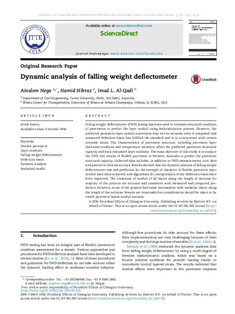 Image result for Falling Weight Deflectometer Analysis