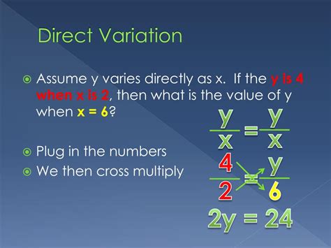 Image result for Direct Variation