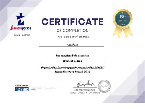Image result for Medical Coding Course Completion Certificate
