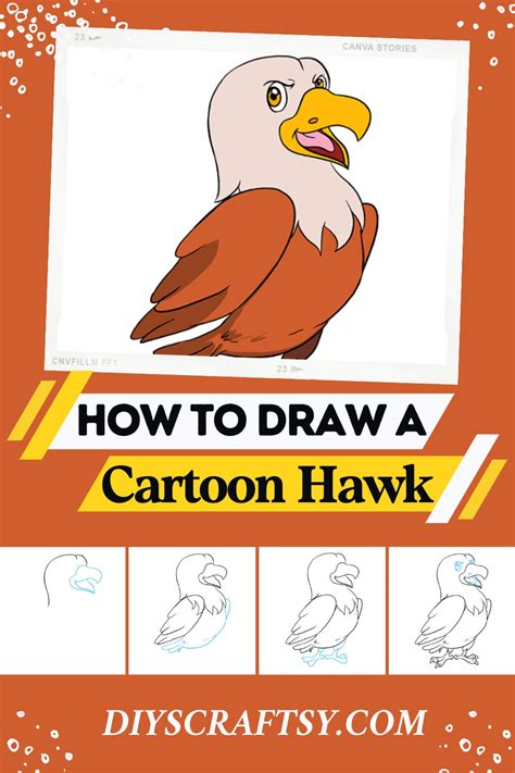 Image result for Hawk Drawing Easy Cartoon
