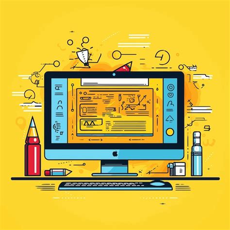 Image result for Computer Vector Simple