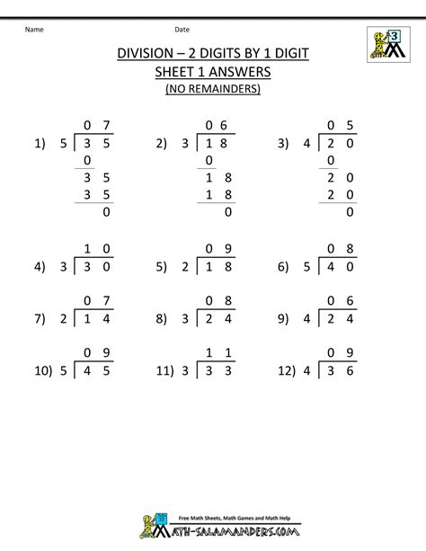 Image result for Division for 3rd Graders