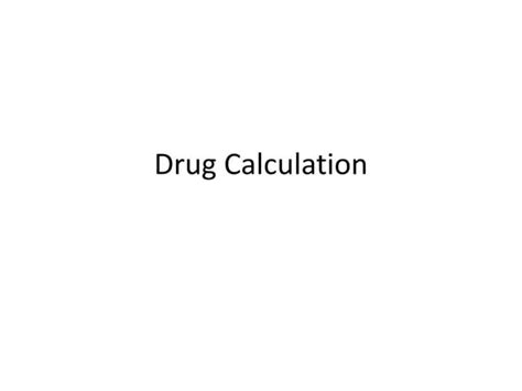 Image result for Drug Calculation Formula