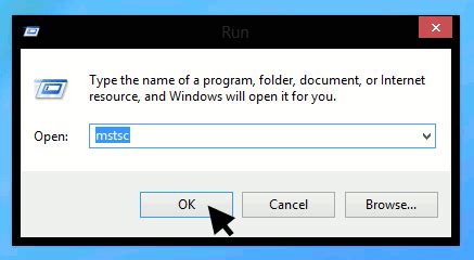 Image result for Mstsc Remote Desktop Connection