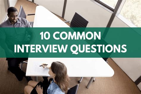 Image result for 10 Common Interview Questions