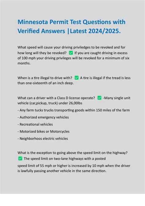 Image result for Drivers Permit Test MN Practice
