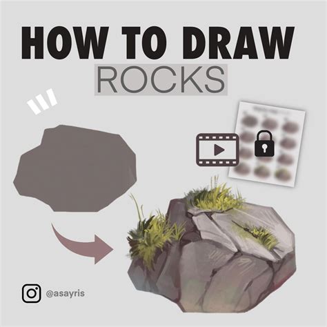 Image result for Rock Drawing Tutorial