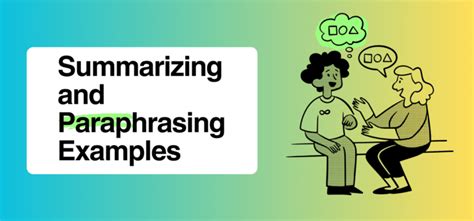 Image result for Summarizing and Paraphrasing Examples