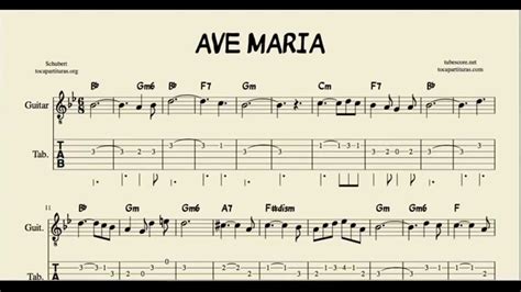 Image result for Ave Maria Guitar Tutorial