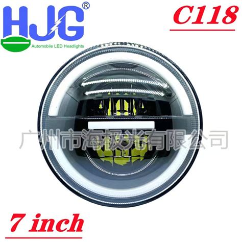 Image result for 7 Inch Round LED Headlight