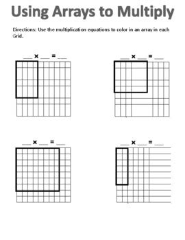 Image result for Multiplying Using Arrays