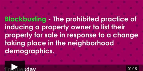 Image result for What Is Blockbusting Housing