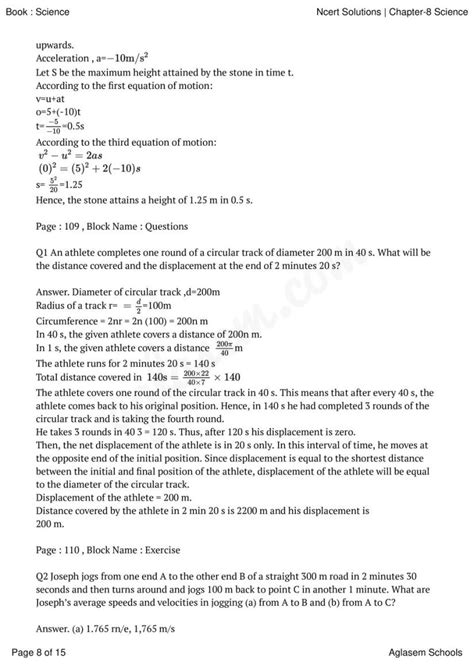 Image result for Class 8 Chapter 9 Science Phycise Activity